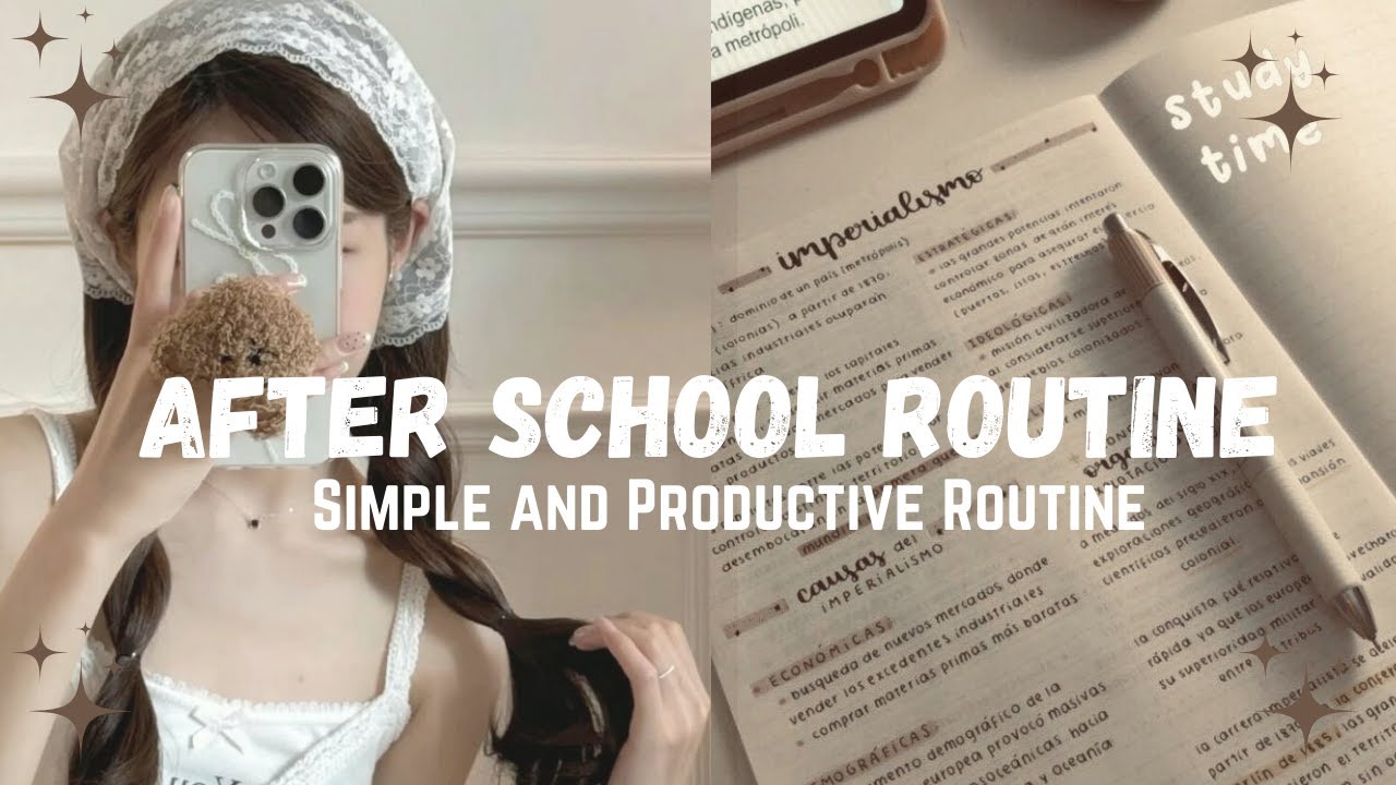 My After-School Routine | Relaxing Evening Routine for Students 🌸🎀 ...