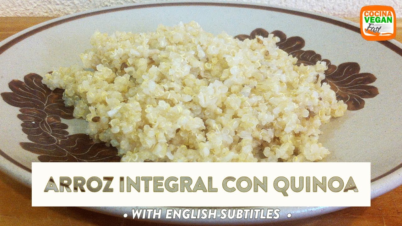 Arroz con quinoa - Cocina Vegan Fast - YouTube