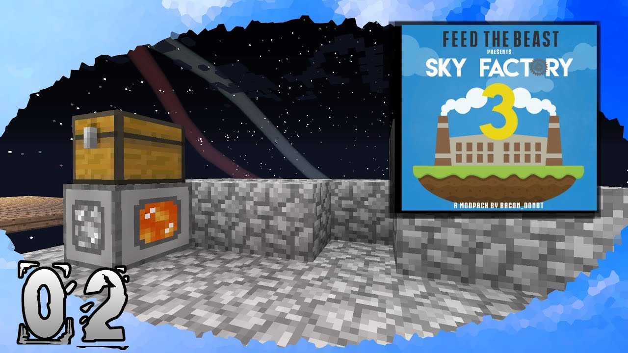 How To Get Cobble, Gravel, Sand, Lava and Water | SkyFactory 3 S02E02 ...