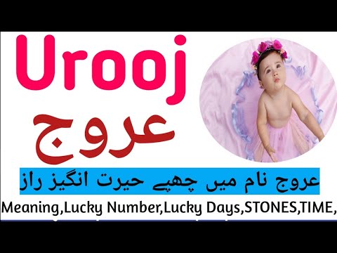 Urooj Name Meaning In Urdu | Islamic Names Meaning Urdu | Urooj Naam Ka ...