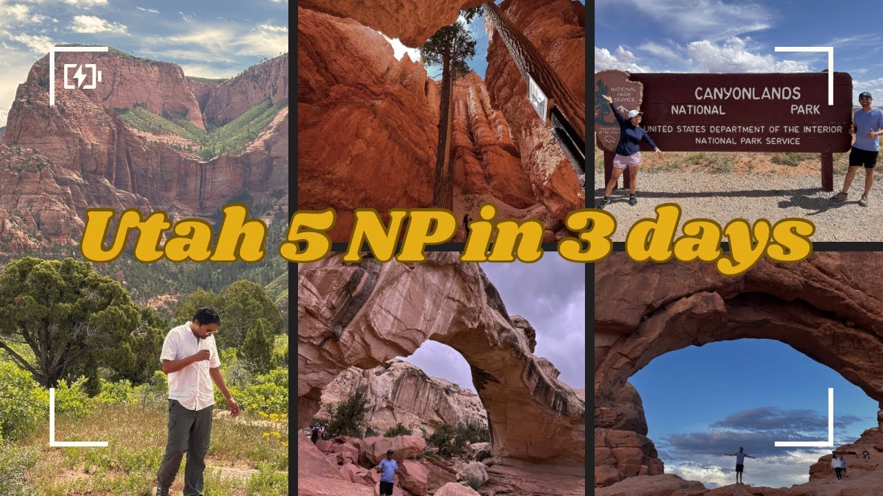5 national parks in 3 days | Utah Roadtrip - YouTube