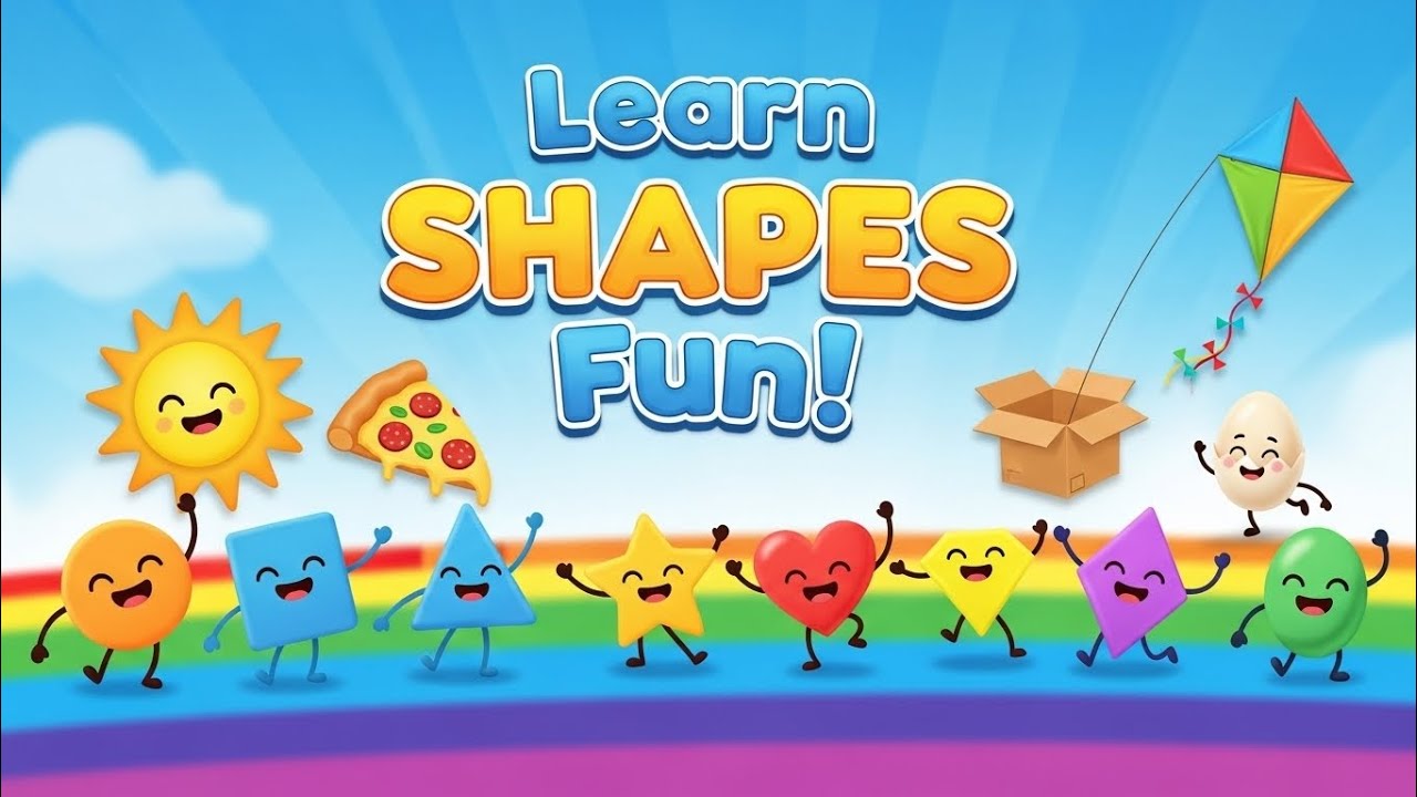 Shapes for Kids | Learn Shapes with Fun Examples @LittleLightKids11 ...