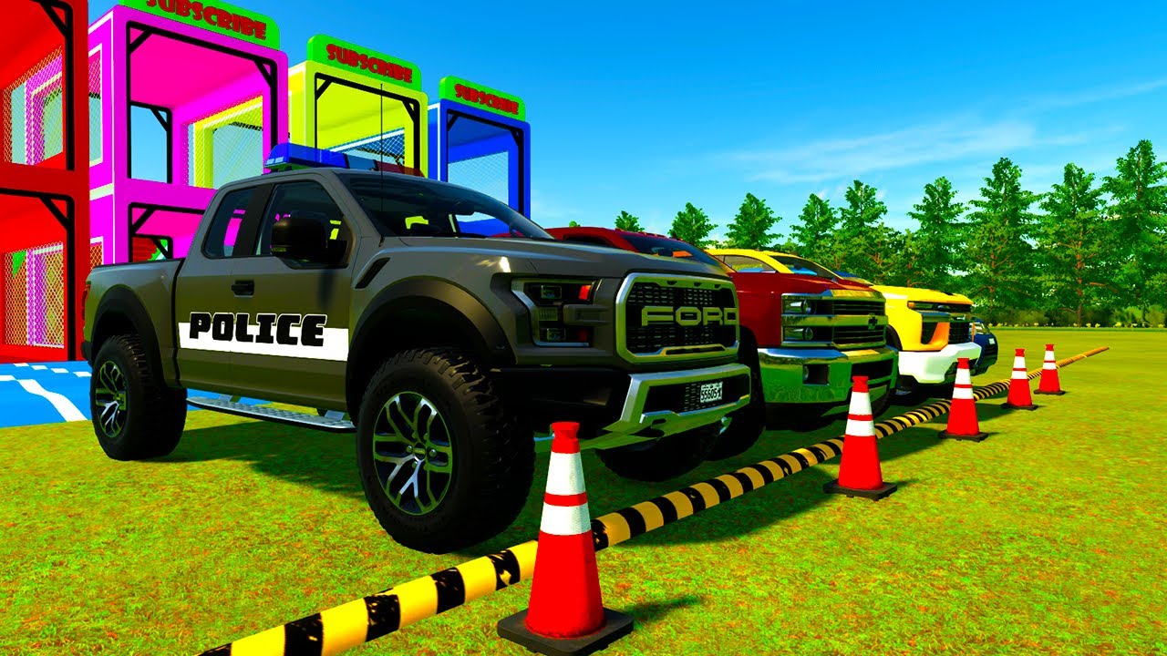 TRANSPORTING ALL POLICE CARS and EMERGENCY RESCUE VEHICLES WITH FORD ...