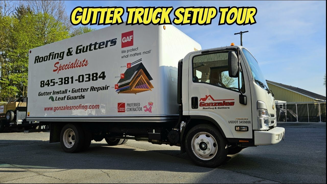 Inside Our Mobile Gutter Workshop - Professional Setup Tour! - YouTube