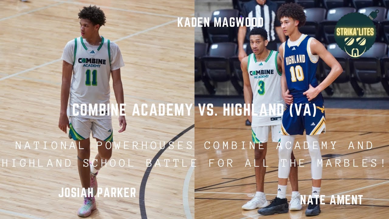 Kaden Magwood vs. Nate Ament! Combine Academy takes on Highland (VA) in ...