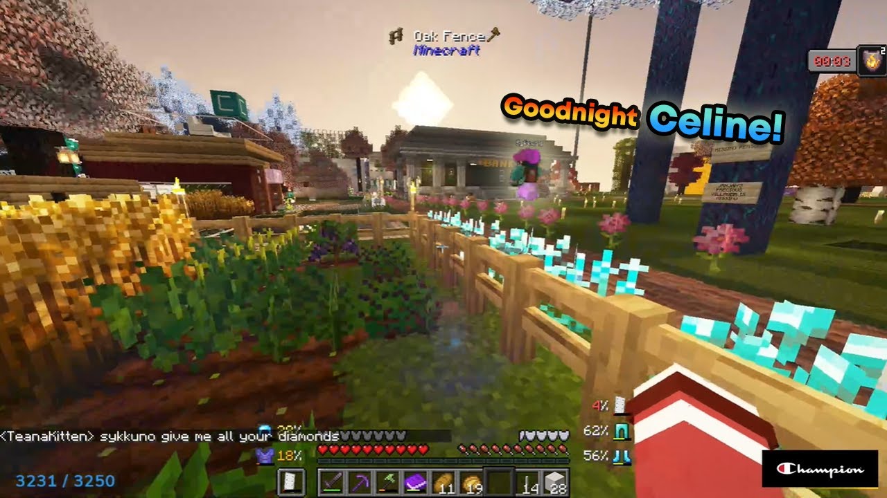 Sykkuno stream snipes Celine in a good way | Minecraft OTV SMP - YouTube