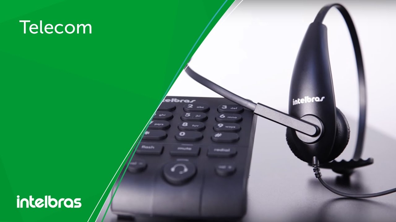 Telefone Headset Intelbras HSB 50 - YouTube
