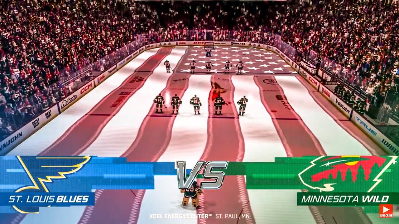 St Louis Blues vs Minnesota Wild 4/8/2023 NHL 23 Gameplay - YouTube