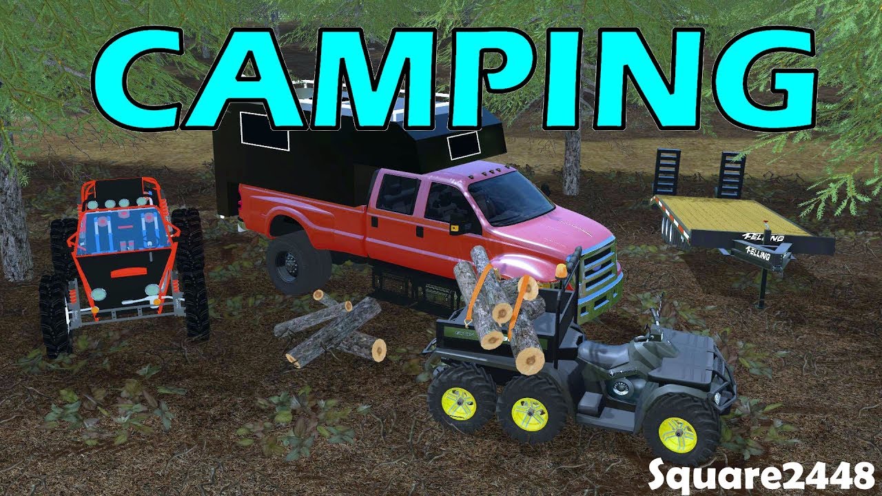 Farming Simulator 17 Camping - New F650 Camper - Quad - Buggie - YouTube