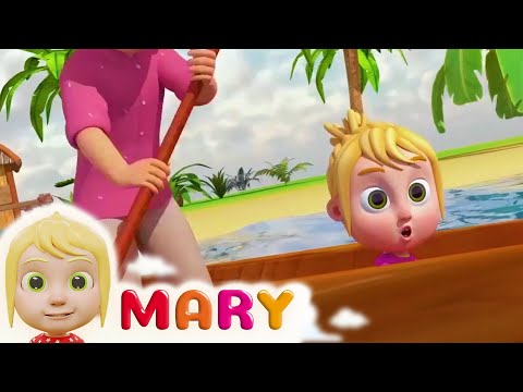 Row Row Your Boat Gently Down The Stream | Mary's Nursery Rhymes - YouTube