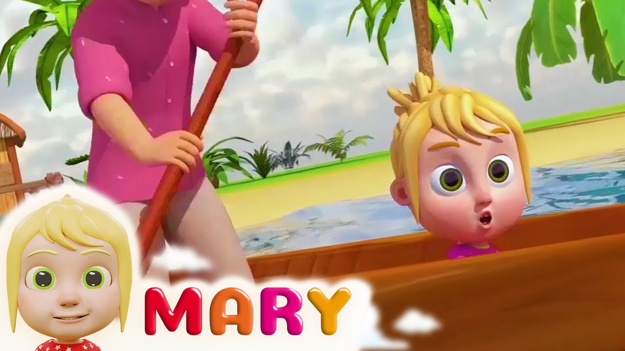 Row Row Your Boat Gently Down The Stream | Mary's Nursery Rhymes - YouTube