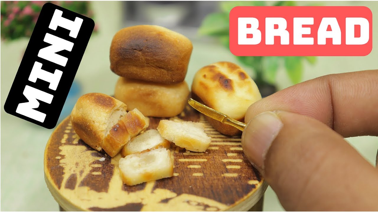 Mini Food Milk Bread I ASMR I How to make miniature Milk Bread - YouTube