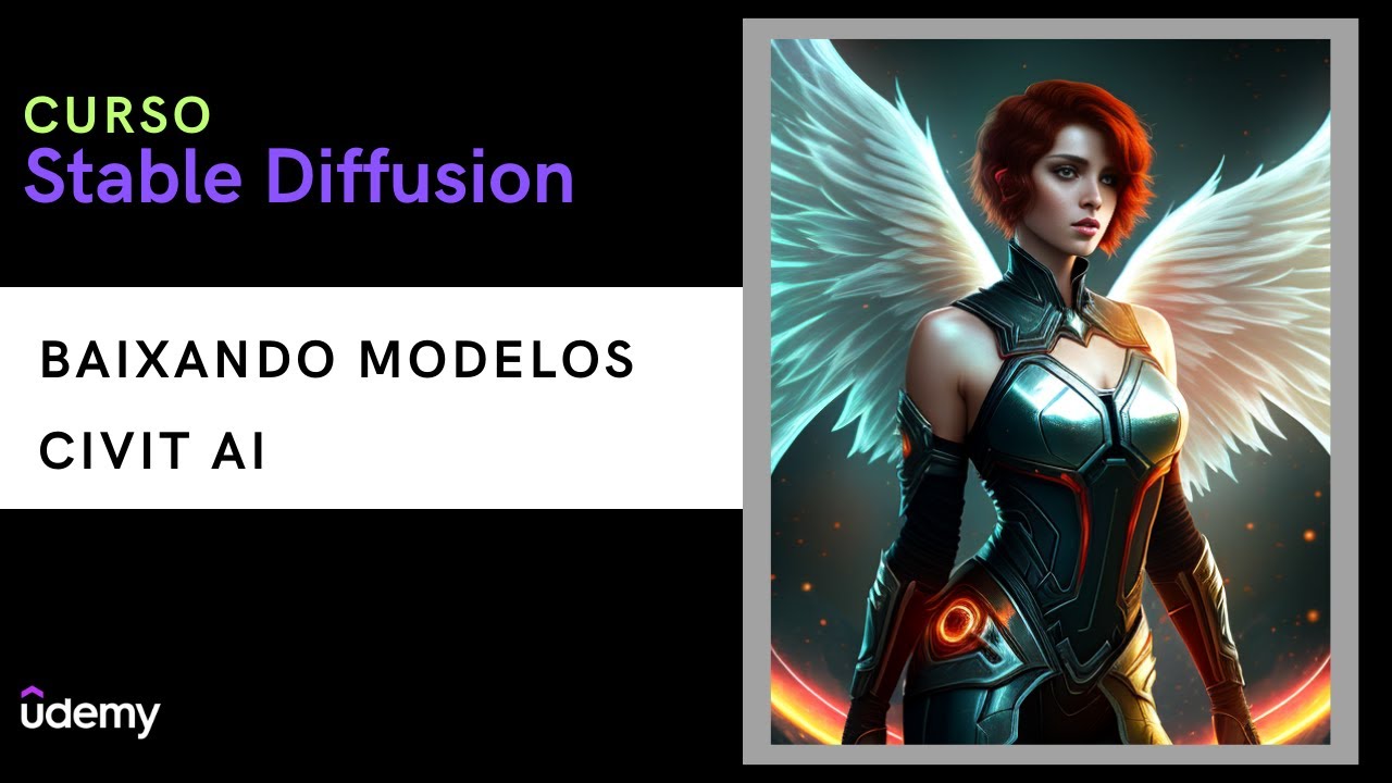 CURSO STABLE DIFFUSION - Aula 13: Baixando modelo civit ai - YouTube
