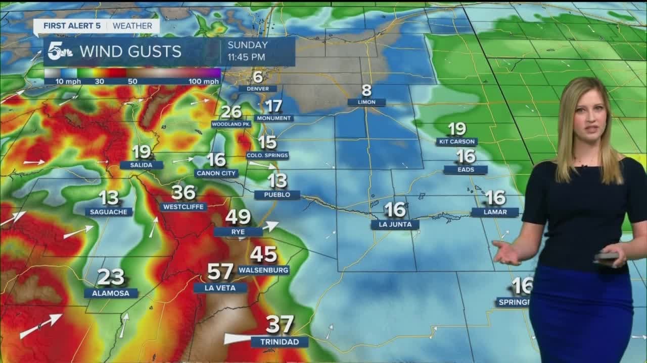 High wind and fire danger on Sunday - YouTube