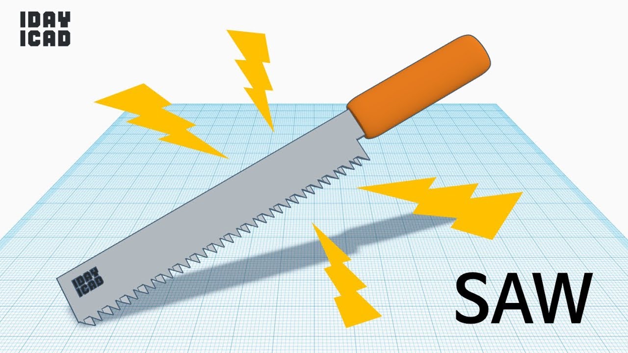 [1DAY_1CAD] SAW (Tinkercad : Know-how / Style / Education) - YouTube