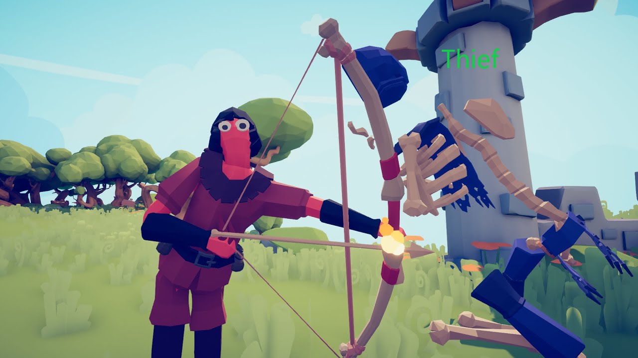 Thief vs every unit + mods [TABS] - YouTube