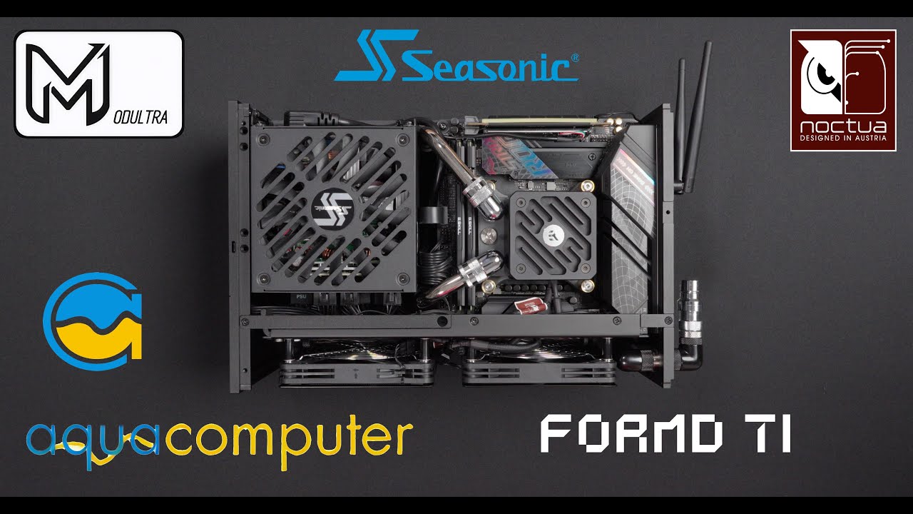 Modultra LOBO pump block & Agua computer reinforced back plate for ...