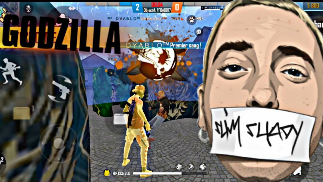 Eminem - Godzilla(free fire) - YouTube