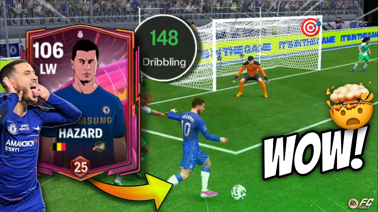 WELCOME NEW HERO EDEN HAZARD!! IS HE THE BEST PLAYMAKER LW IN FC MOBILE ...