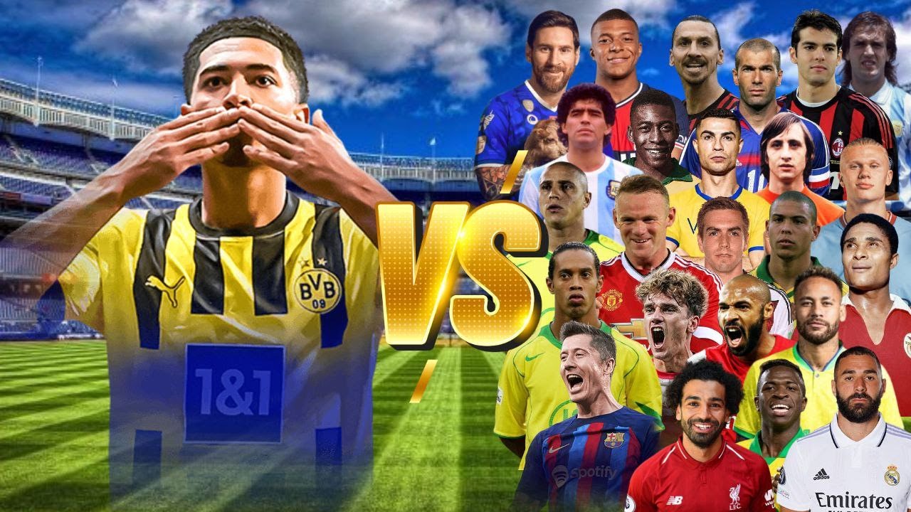 BELLINGHAM VS 61 FOOTBALL LEGENDS 🔥🔥😍 - YouTube