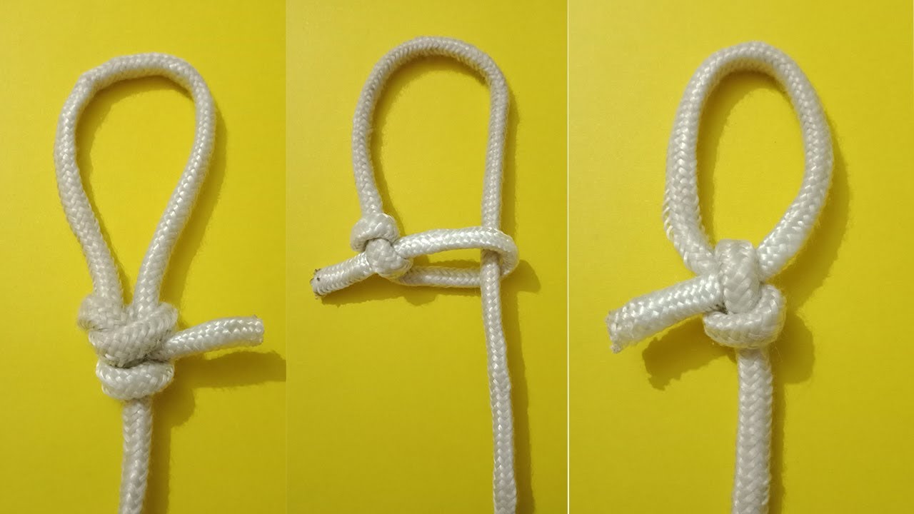 3 easy knot tying in daily life -Try knot and craft - YouTube
