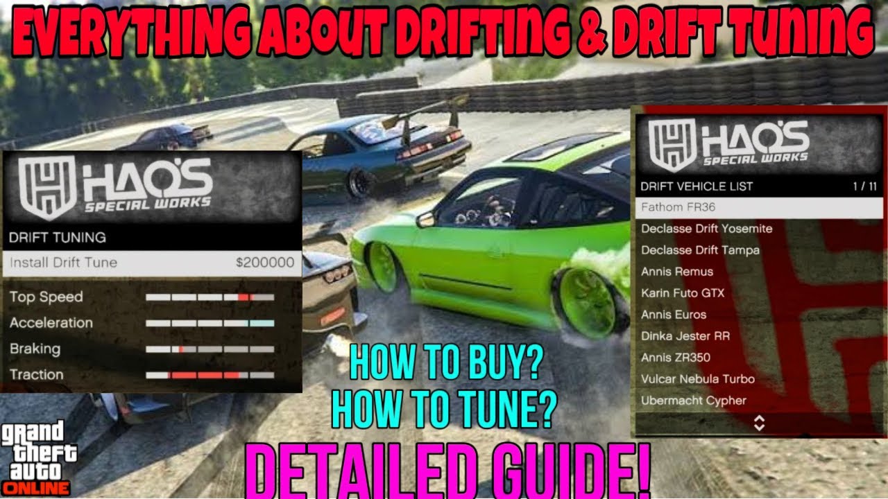 Everything About Drift Tune & Drifting In GTA Online - Detailed Guide 2024 (How To Buy,Get ...