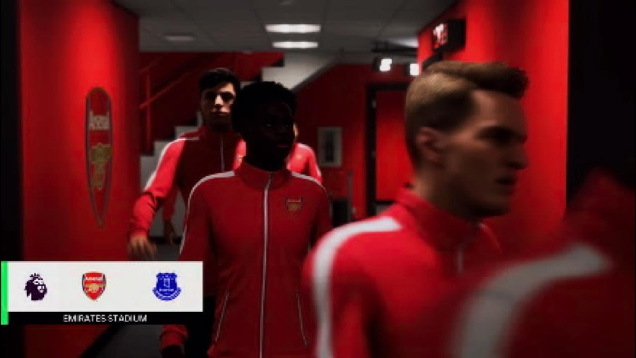 Arsenal vs Everton | EAFC PS5 gameplay | Sonds from gamerville gameshop ...