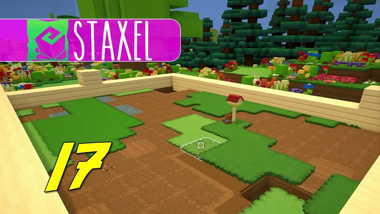 Staxel - Let's Play Ep 17 - BASEMENT MINE - YouTube