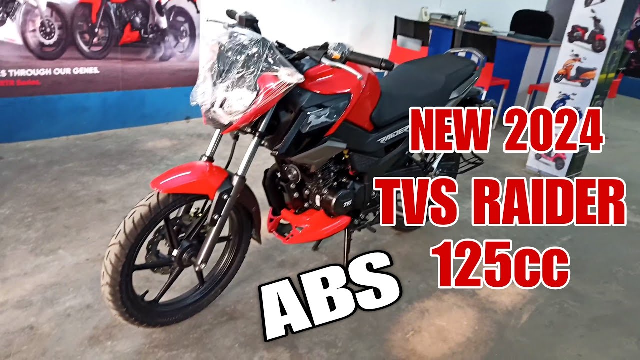 NEW 2024 TVS RAIDER 125cc ABS MODEL || TVS RAIDER 125cc SINGLE SEAT ABS ...