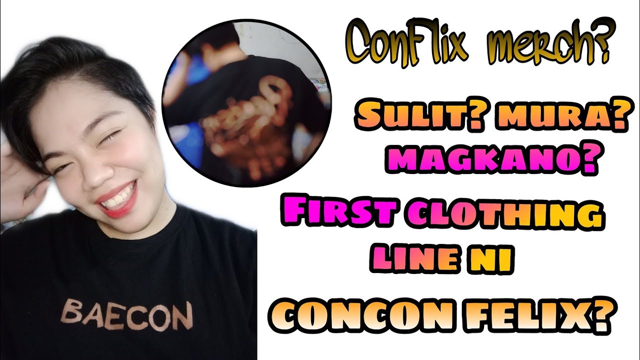 Concon Felix's first clothing line? | ConFlix Merch - YouTube