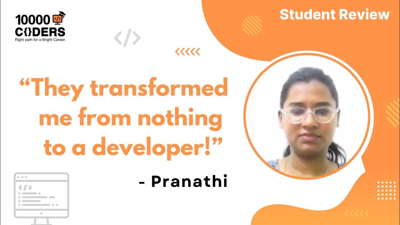 10000 Coders Student Review - YouTube