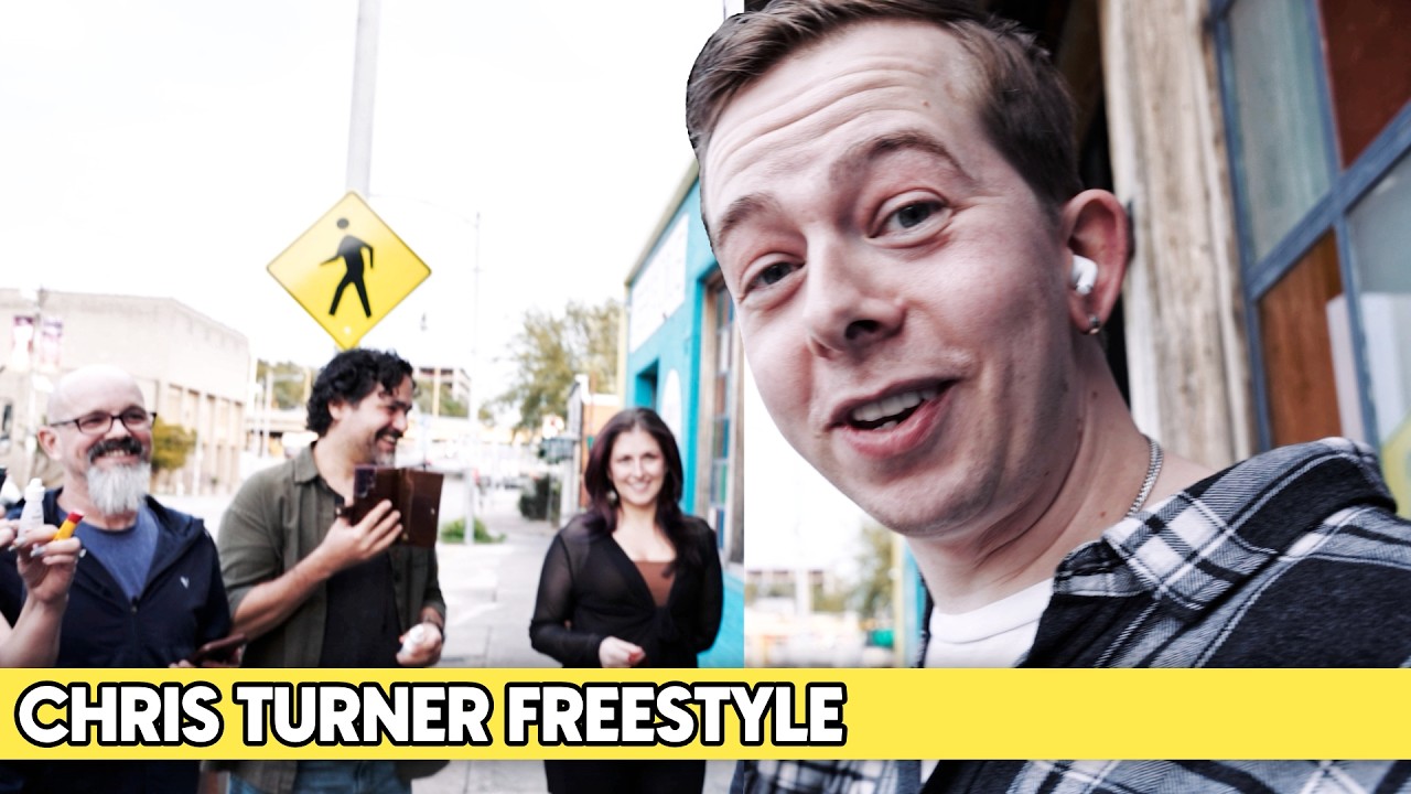 Rapper’s show Cancelled, so he FREESTYLES on the street | Chris Turner ...