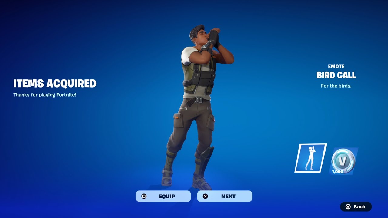 How To Get Bird Call Emote For FREE! (Fortnite) - YouTube