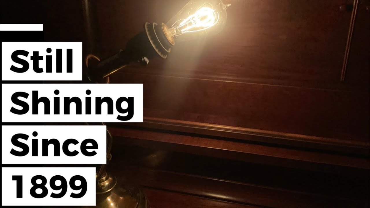 Still Glowing After 120 Years | A Pre 1900 Edison Bulb - YouTube