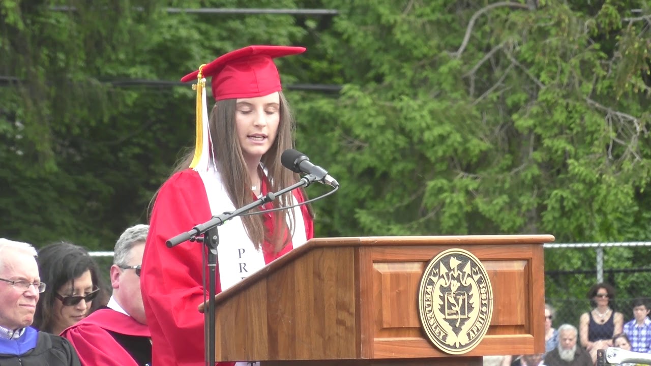 2018 Wellesley High School Commencement Ceremony - YouTube