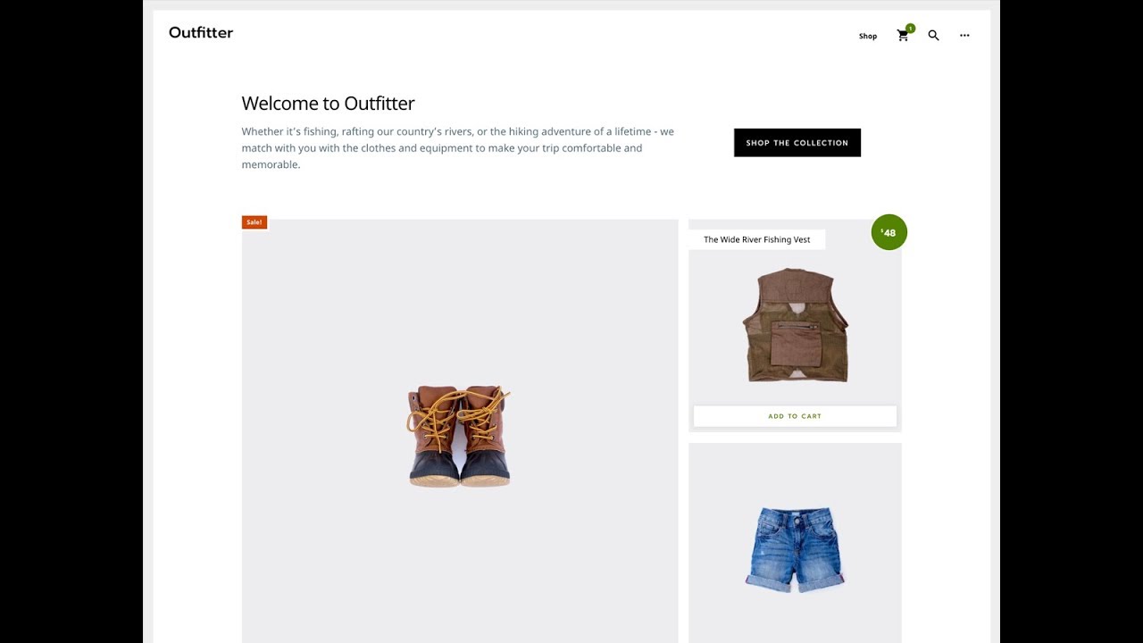 Text Over Image Behind Header On Front Page Of OutFitter Pro YouTube Text Over Image Behind Header On Front Page Of OutFitter Pro YouTube