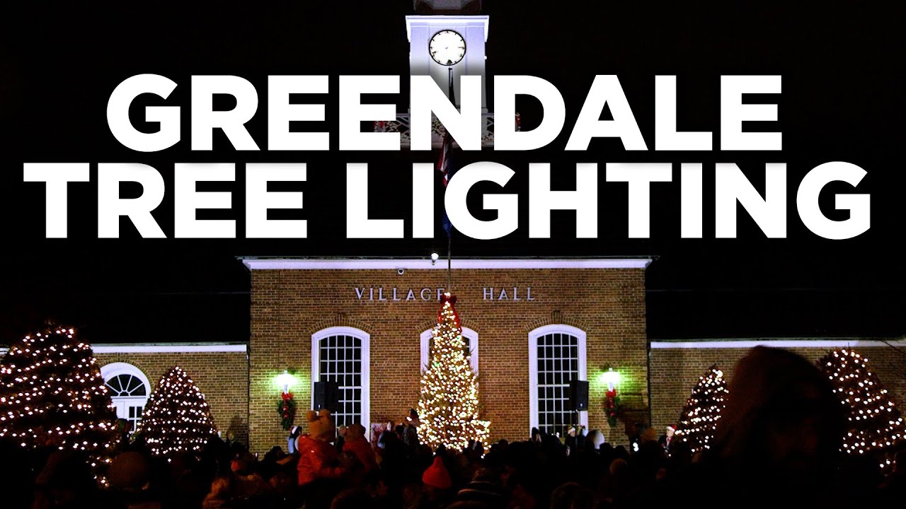 Greendale Tree Lighting 2021 - YouTube