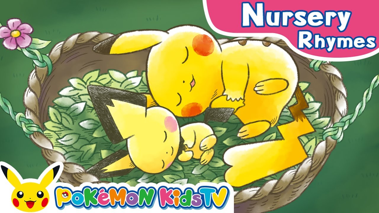 The Cradle Song with Pokémon | Nursery Rhyme | Kids Song | Pokémon Kids ...