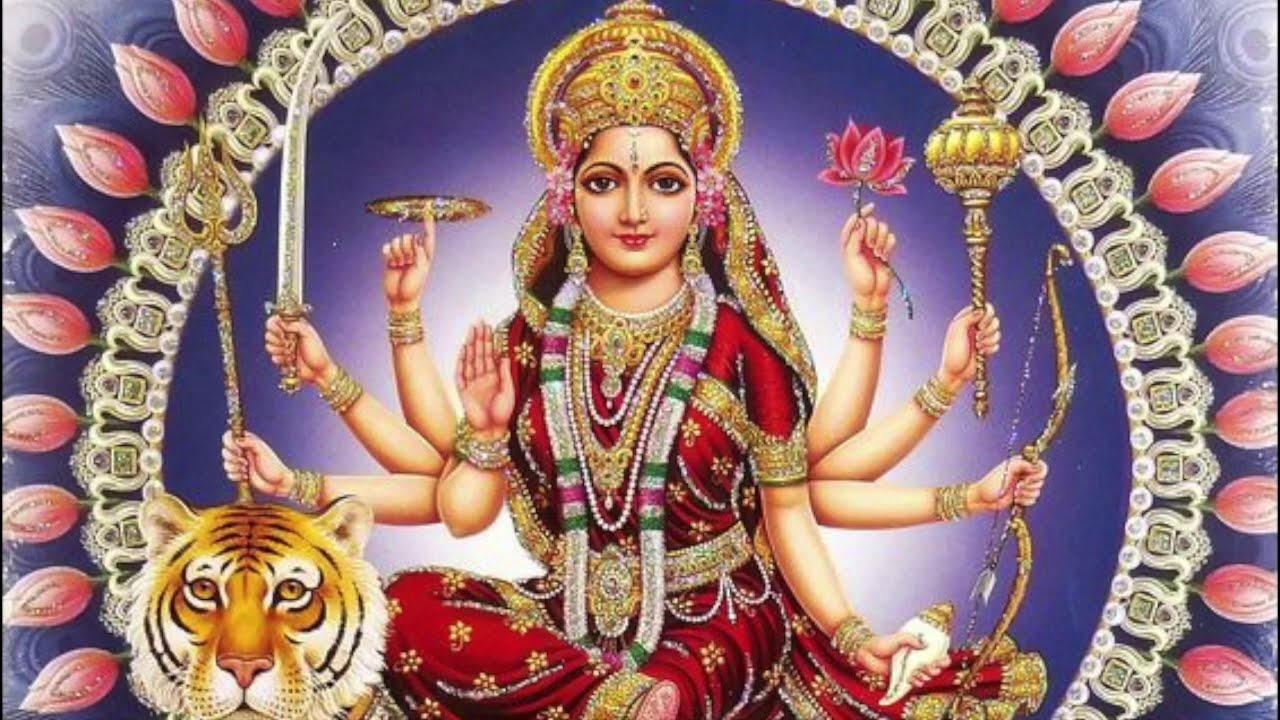 Amba Stotram with lyrics and meaning: Rendered by Swami Mukteshananda ...