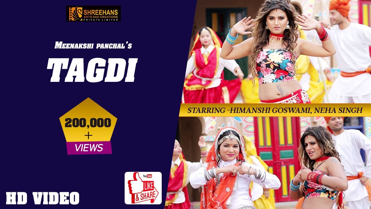 Tagdi Song || Himanshi Goswami || Meenakshi Panchal || तागड़ी || New ...