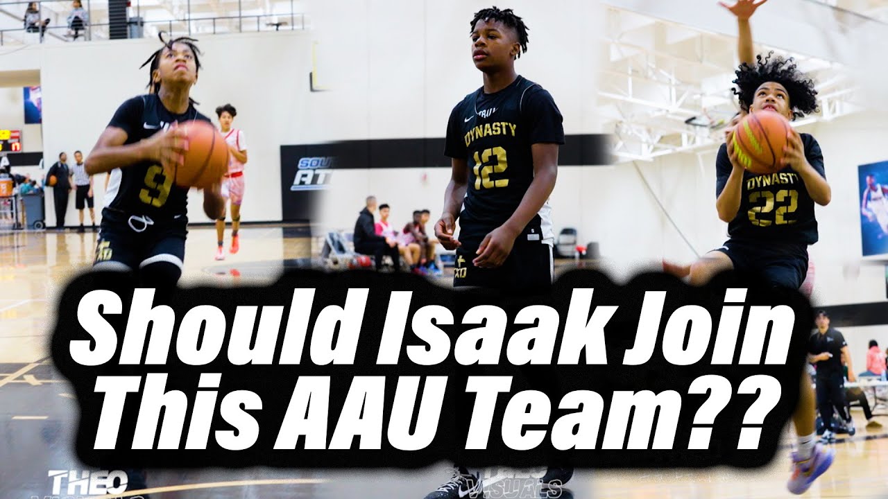 Isaak Hayes New AAU Team is Tough Dynasty Swish is Loaded Kavian Bryant ...