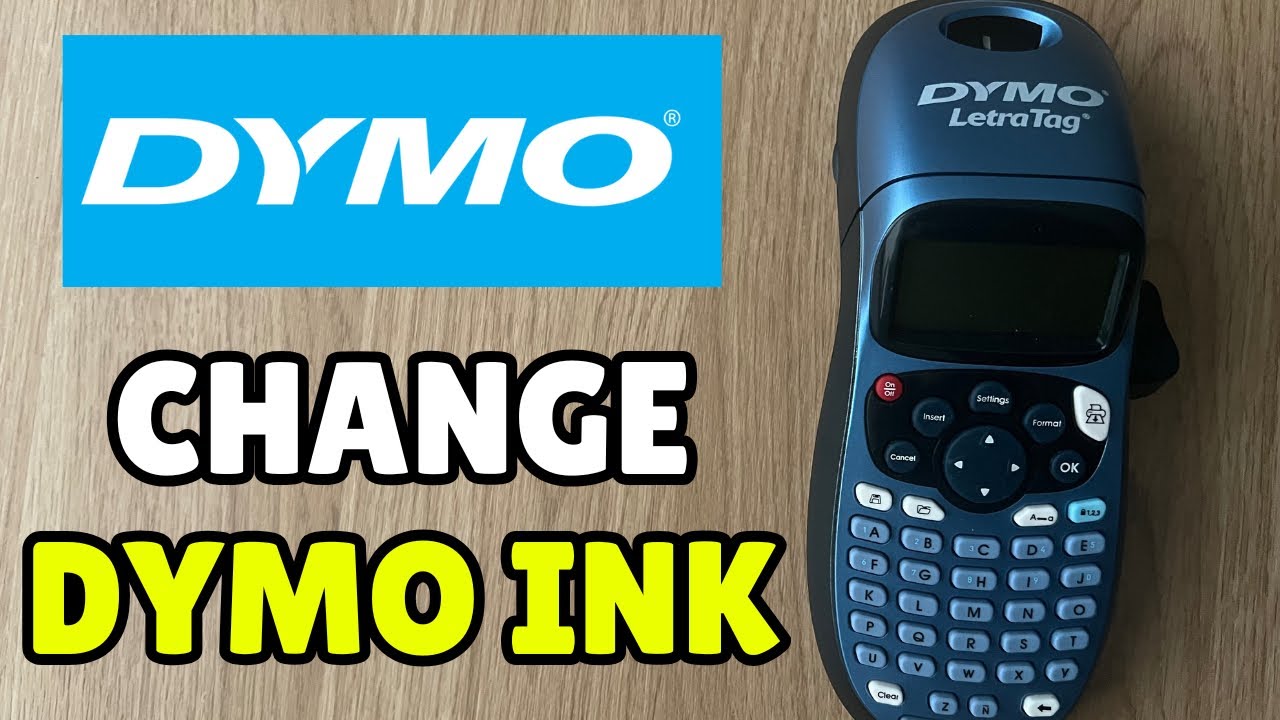 How To Change Ink On Dymo Label Maker LetraTag - Full Guide - YouTube