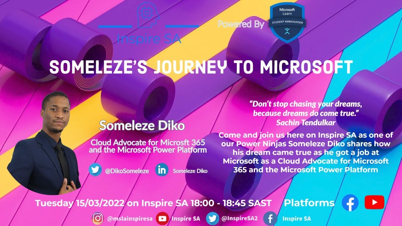Someleze’s Journey To Microsoft - YouTube