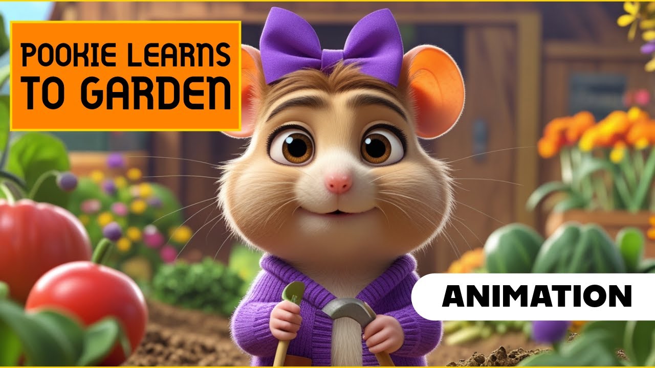 Pookie Learns to Garden | Fun Children's Storytime about Gardening and ...
