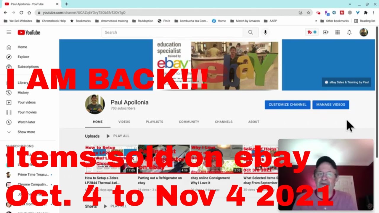 Selection of items sold on ebay from Oct. 4 2021 to Nov 4 2021 - YouTube