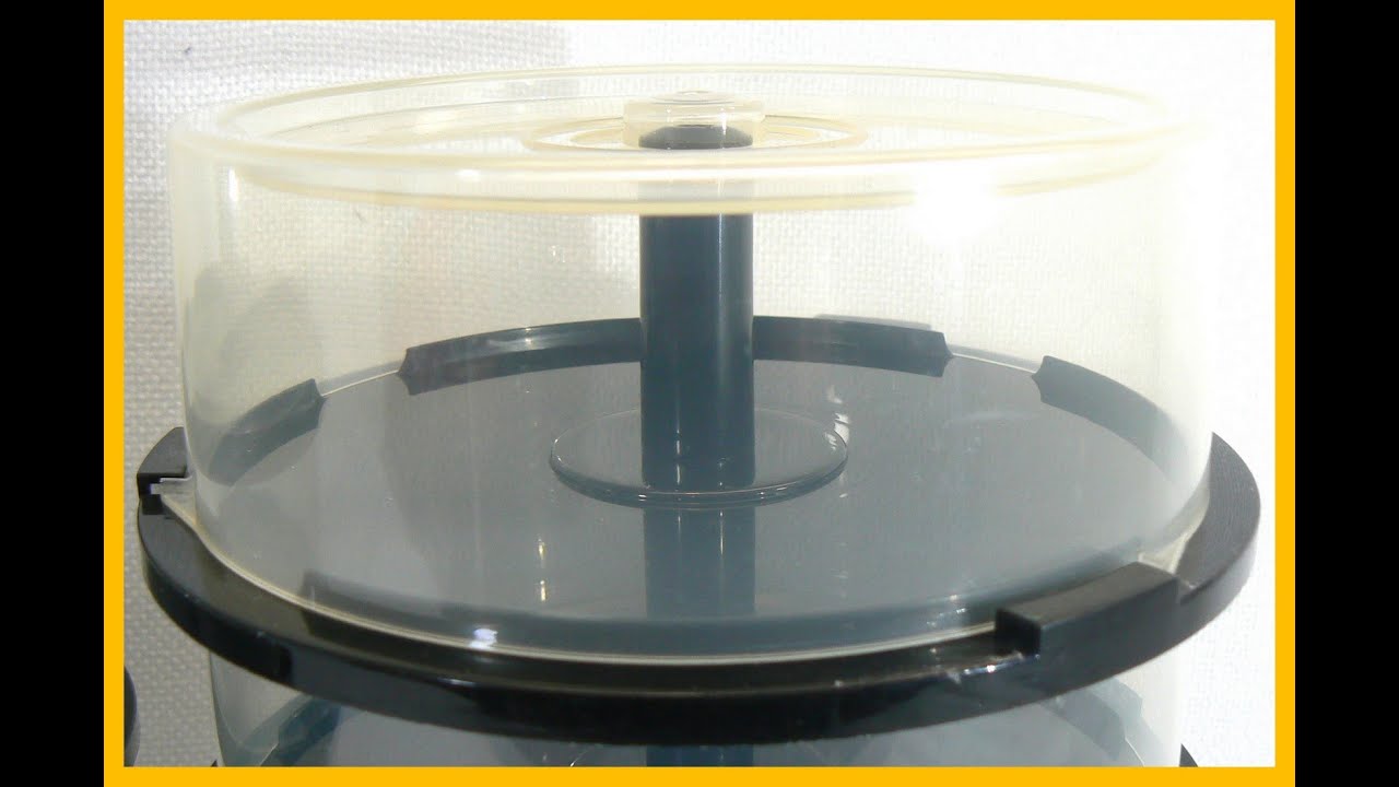 25 Disc Cake Box Storage Capacity CD DVD Bluray Empty Spindle Tub Cake ...