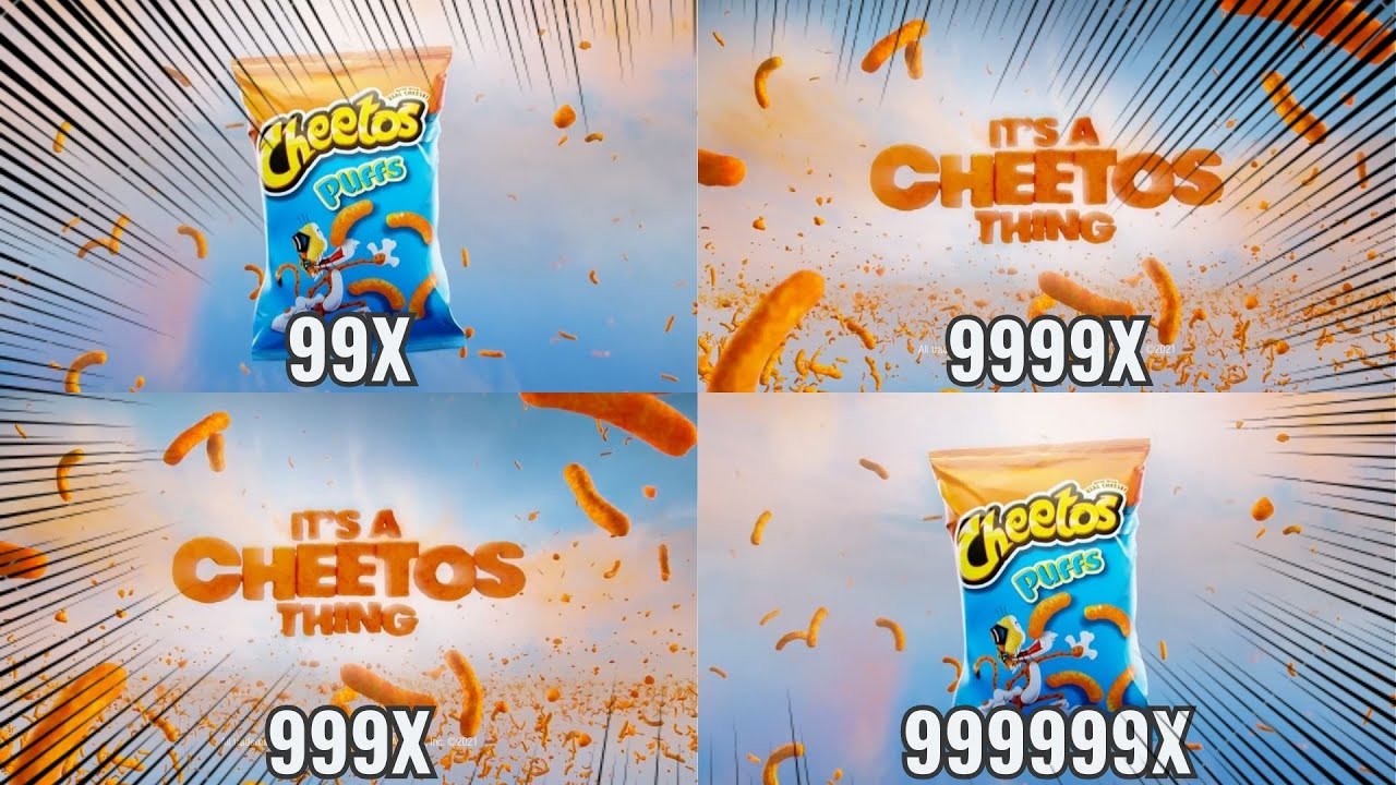 Cheetos Puffs Intro Getting 999999X Speed - YouTube