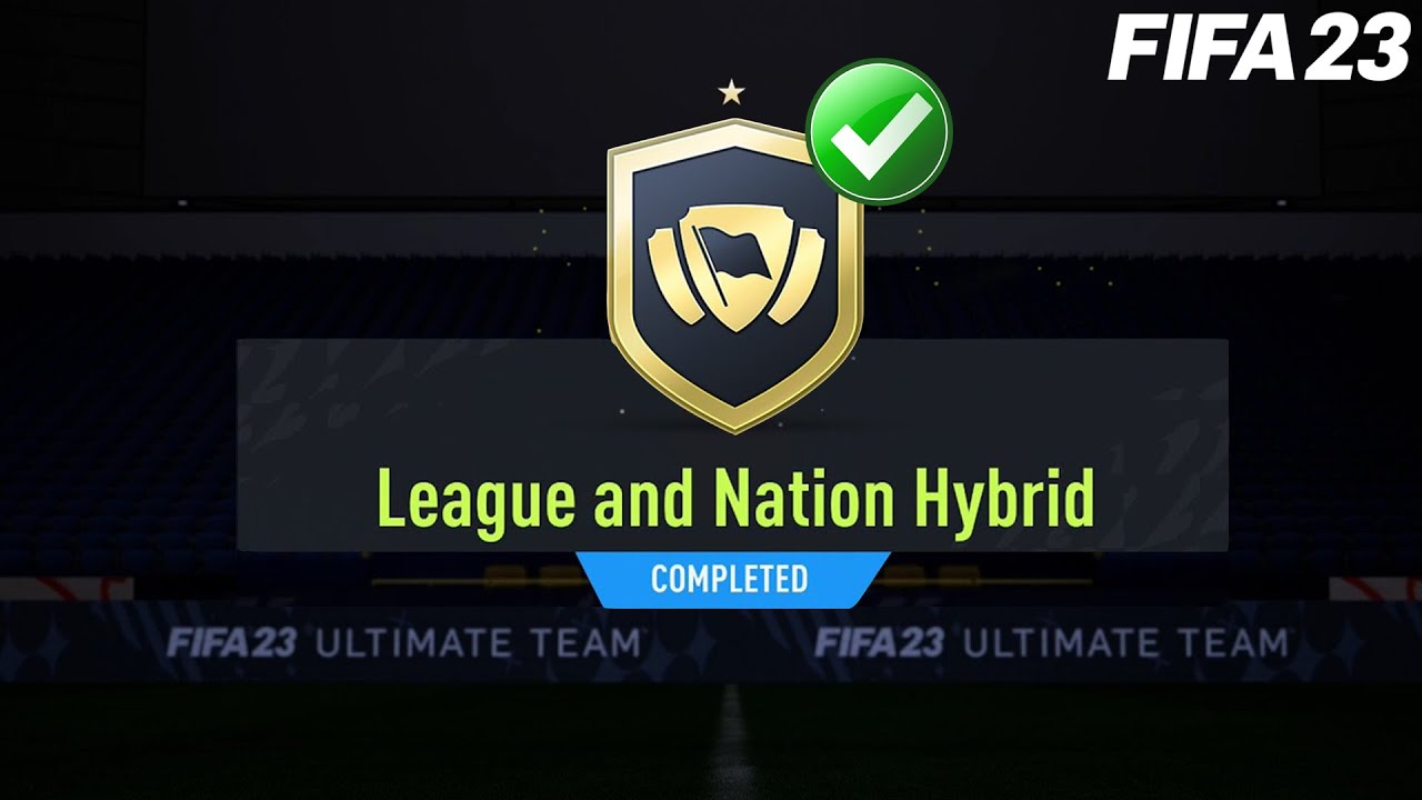 FIFA 23 LEAGUE AND NATION HYBRID SBC CHEAPEST SOLUTION! - YouTube