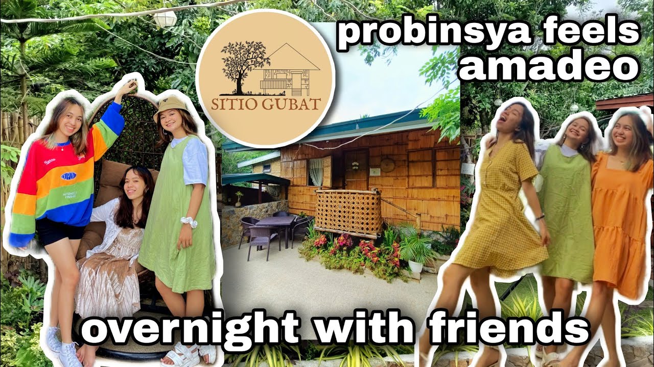 TAGAYTAY Overnight Staycation with my Friends | Sitio Gubat - YouTube