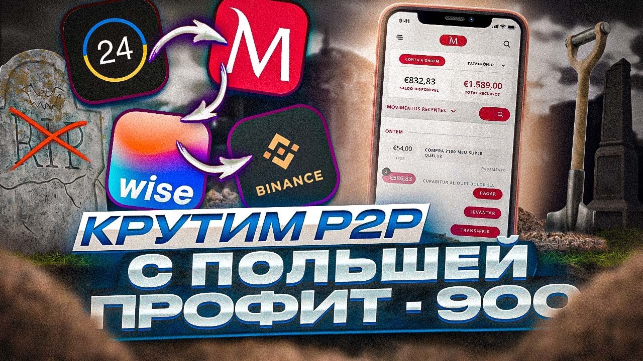 ВОСКРЕСЛА СВЯЗКА P2P: ПРИВАТ - ЗЛОТ - WISE - BINANCE | РЕГИСТРАЦИЯ В ПОЛЬСКОМ БАНКЕ УКРАИНЦАМ ...